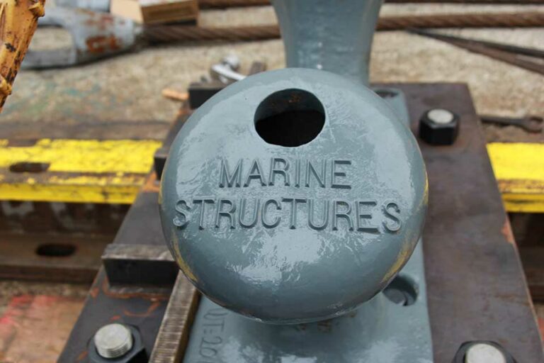 Mooring Bollards to Georgia Pacific Wharf | Marine Structures