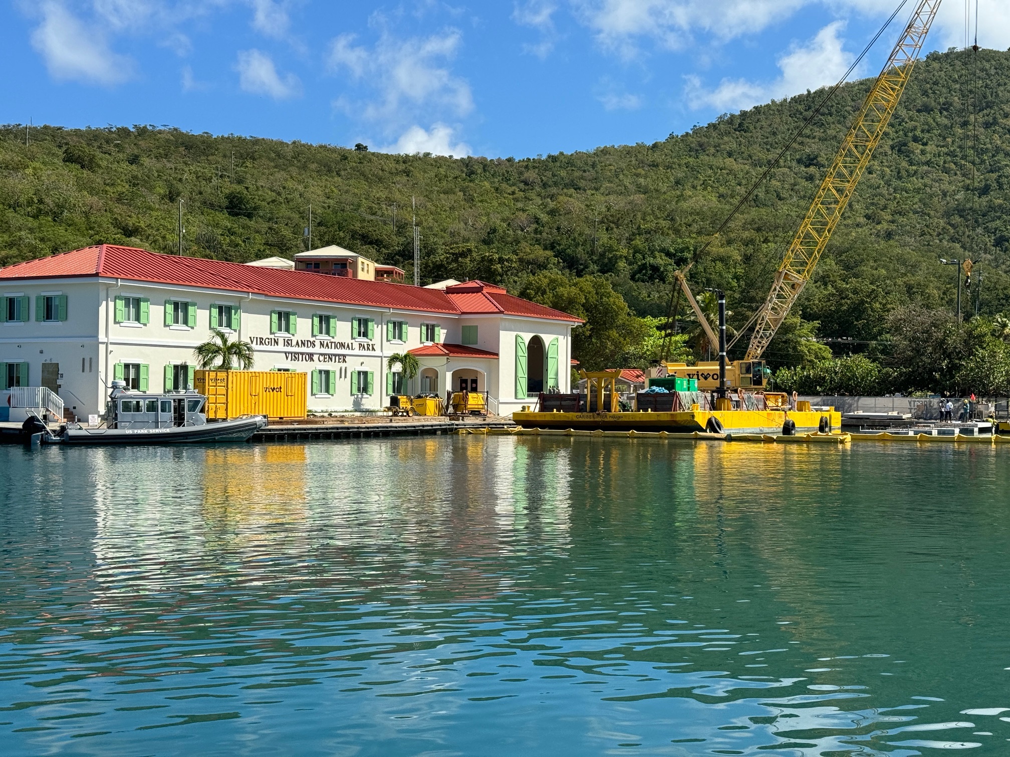 Marine Structures Provides Fenders and Cleats for Cruz Bay Pier ...